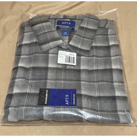 Apt. 9 | Shirts | Nwt Big Tall Apt 9 Seriously Soft Plaid Stretch ...